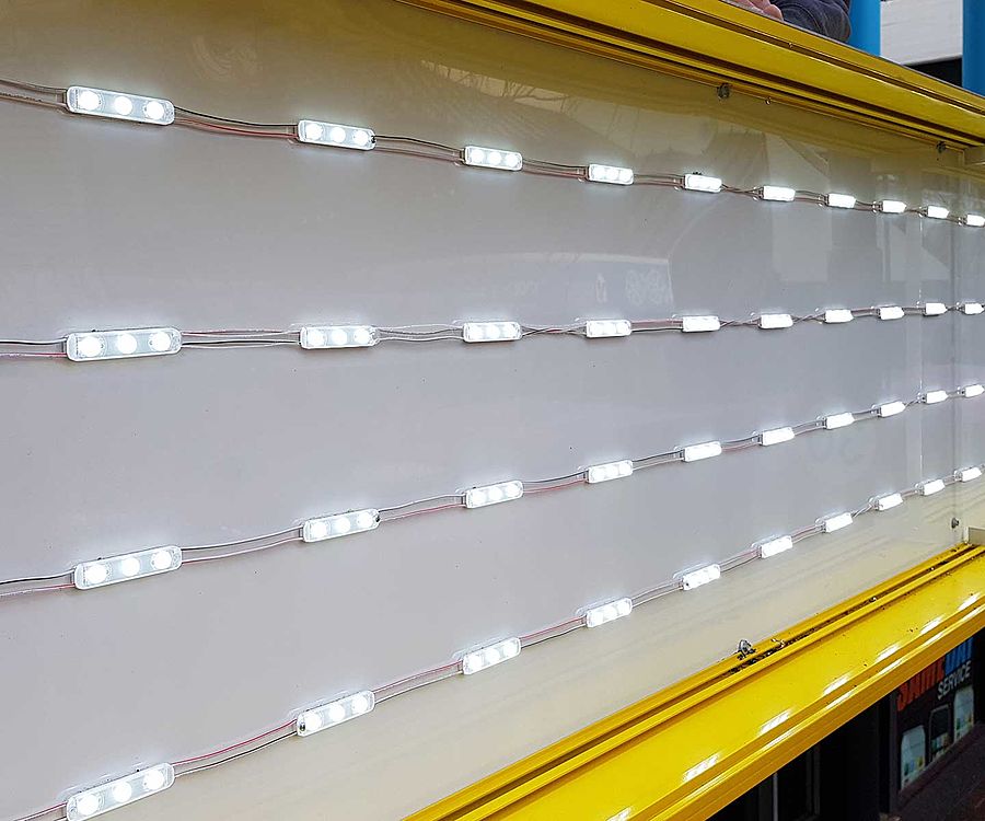 LED Lightboxes, custom-made and printed or 3D lettering | Building ...