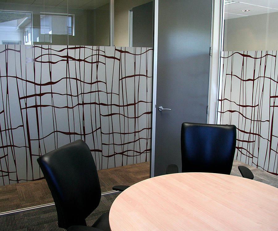 Window Frosting Installed, solid & decorative designs | Building ...