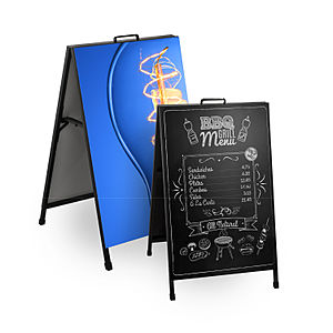 Footpath Sign Range | A-Frame | Chalkboard | Sandwich | Promotional ...