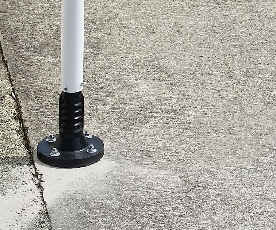 Flex-pole Carpark Signage, Damage and Vandal resistant | Directional ...