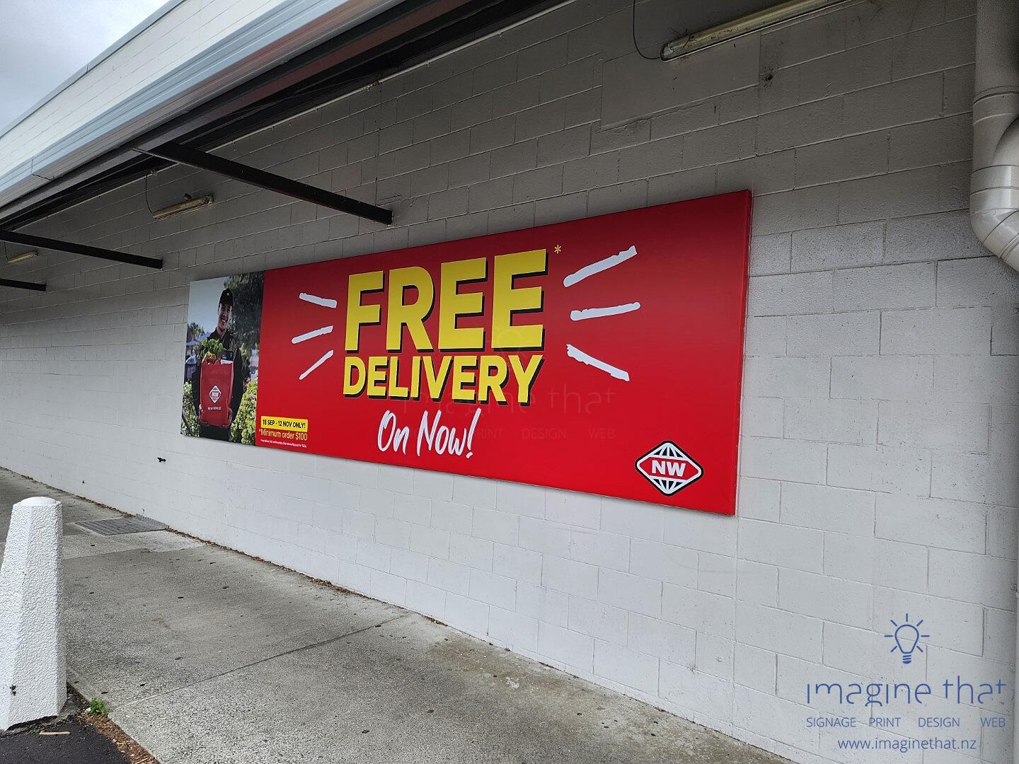 Outdoor Signage | New World | New Zealand